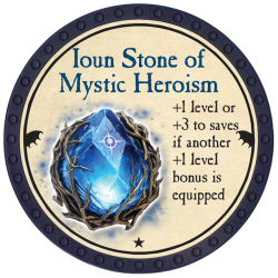 Ioun Stone of Mystic Heroism